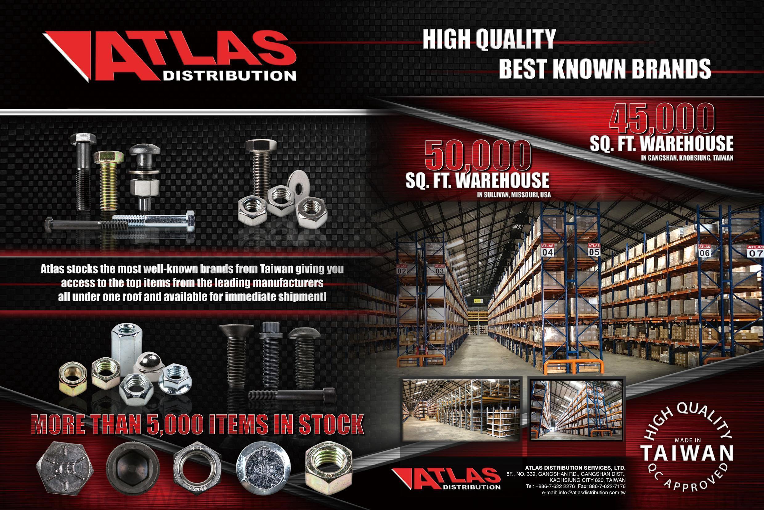ATLAS DISTRIBUTION SERVICES LTD. / 鷹世服股份有限公司