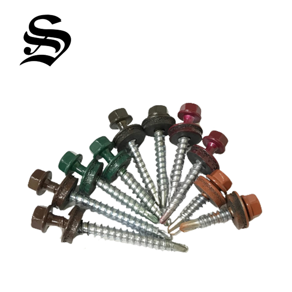 seller information : Colored head painted roofing screw