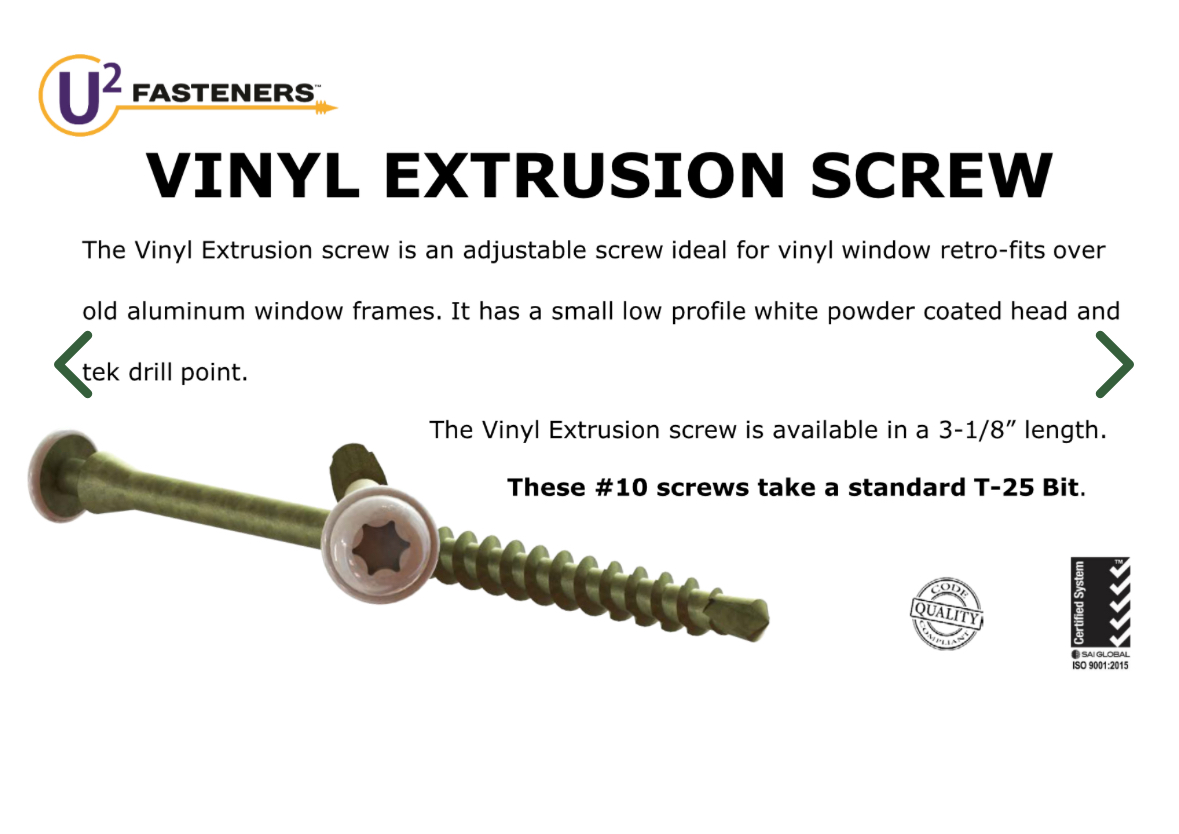 buyer information : Vinyl Window Installation screw